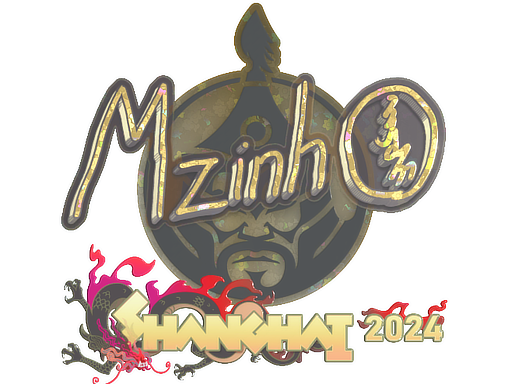 Sticker | mzinho (Glitter) | Shanghai 2024 - SteamAnalyst.com